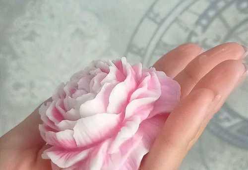 Мыло ручной работы в виде цветка Пион