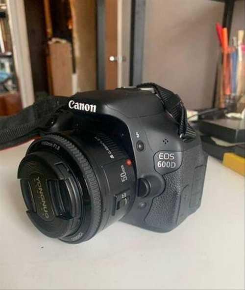 Canon 600 d с комплектом