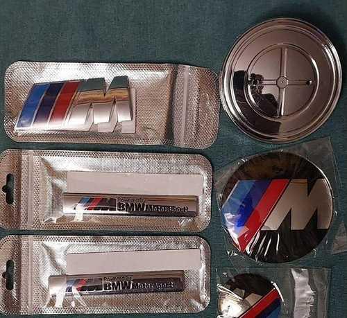 Комплект шильдиков эмблем для BMW M