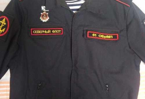 Офисная военная форма черная вмф