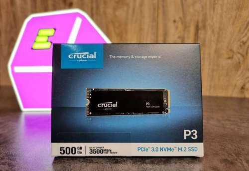 SSD M.2 500GB Crucial P3 CT500P3SSD8