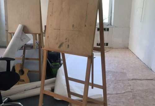 Мольберт деревянный для рисования стоя