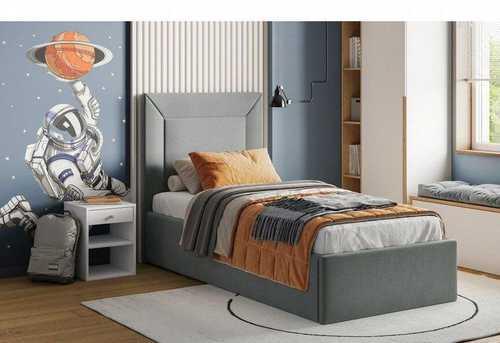 Кровать Виллем-Floor 120 Barhat Silver