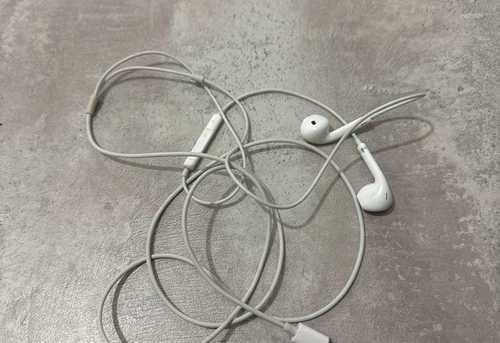 Наушники apple earpods lightning