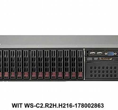 Сервер Supermicro WIT WS-C2.R2H.H216-178002863