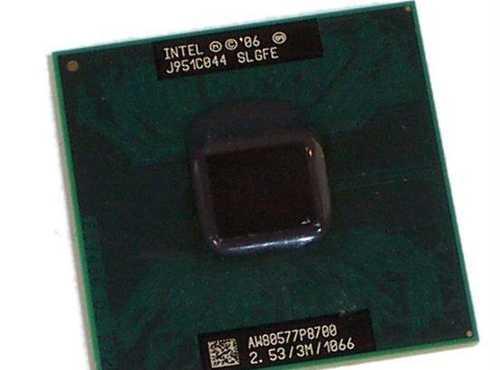 Процессор двухъядерный Intel Core 2 Duo P8700