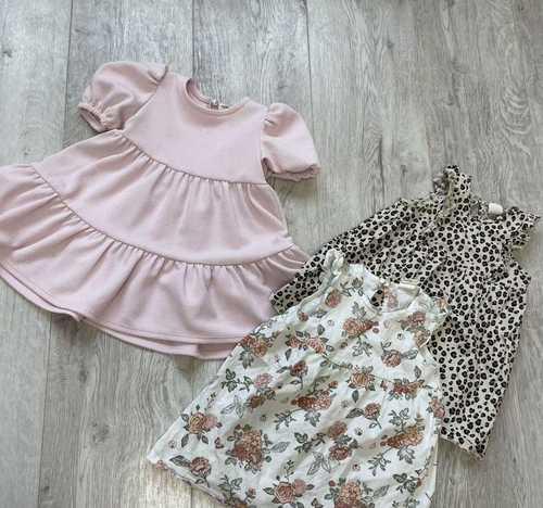 Платье GJ и сарафаны H&M 80р
