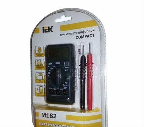Iek TMD-1S-182 Мультиметр цифровой Compact M182 IE