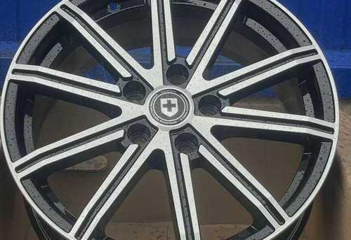 Диски R17 5*114,3 HRE Z200 Черные с Полировкой BKF