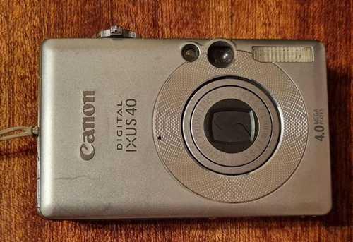 Цифровой фотоаппарат Canon Digital ixus40