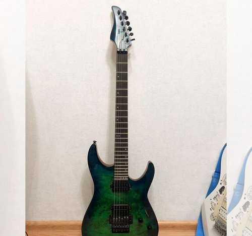 Электрогитара schecter C-6 FR PRO AQB