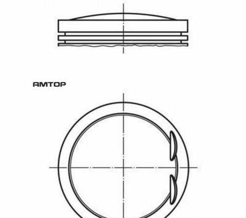 Mahle 028PI00128001 Поршень двс 1 шт audi A3 / A4
