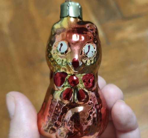 Елочные игрушки СССР кот