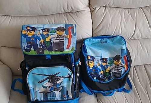 Рюкзак школьный для мальчика Lego city