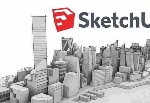 SketchUp Pro 2023.Бессрочно.Без кряков скетчап