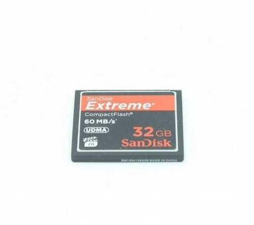 Карта памяти SanDisk Compact Flash 32GB Extreme