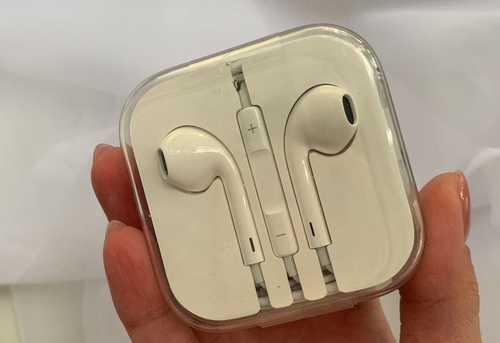 Apple earpods 3.5 мм jack наушники проводные