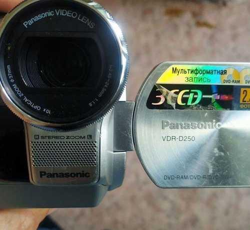 Видеокамера panasonic 3CCD VDR-D250 б/у