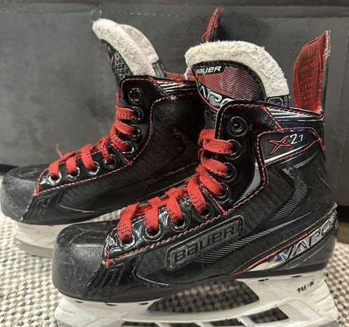 Хоккейные коньки bauer vapor x2.7, 30 размер