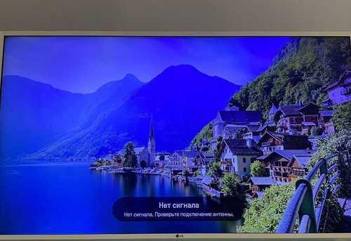 Телевизор белый Smart TV LG 43UJ639V