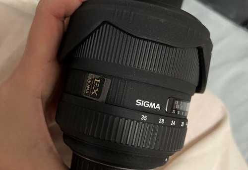 EX Sigma 17-35mm f2.8-4 DG AF + чехол