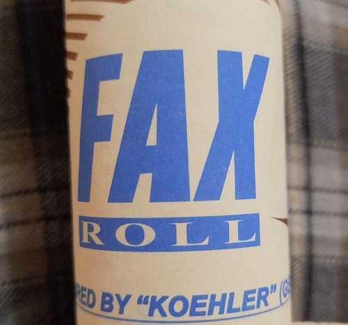 Fax roll