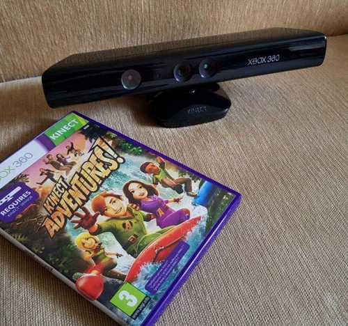 Сенсор Kinect   диск и игрой для Xbox 360