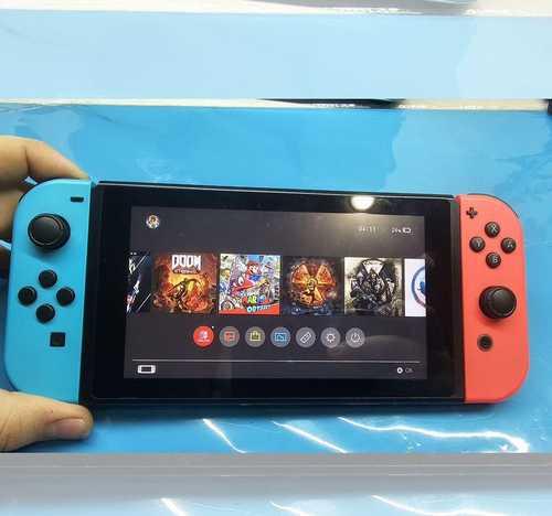 Nintendo Switch, 32 ГБ, Прошитая