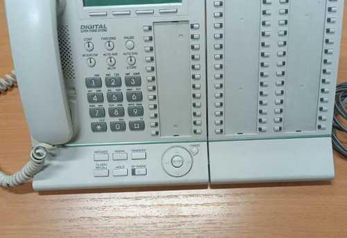 Системный телефон Panasonic kx-t7630 с доп.панелью