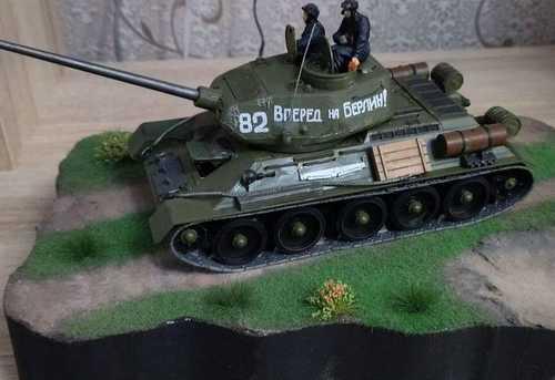 Сборная модель танка т-34