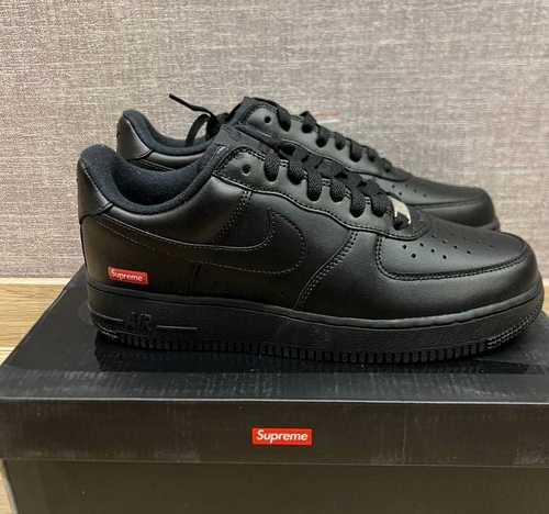 Nike air force 1 supreme black