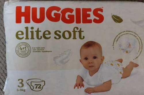 Подгузники хаггис Huggies elite soft 3