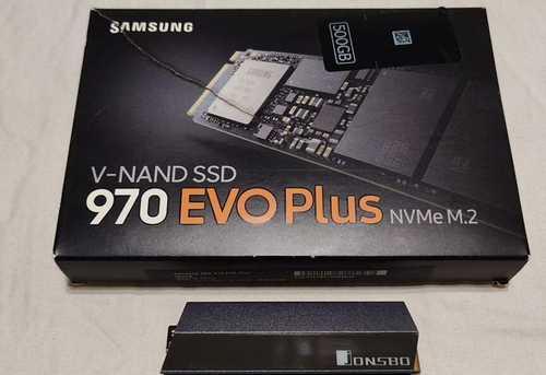 SSD диск Samsung 970 Evo Plus 500GB с радиатором