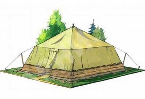 Палатка лагерная солдатская Восстановленная