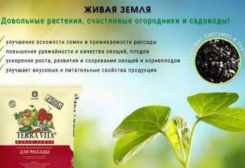 Грунт terra vita (живая земля)