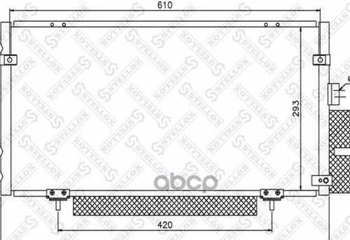 10-45193-SX радиатор конд Nissan X-Trail 2.0/2