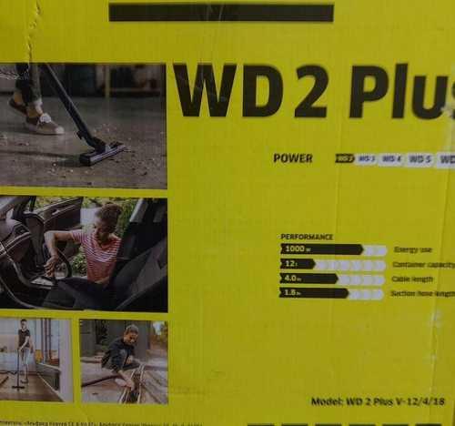 Пылесос karcher wd 2 plus