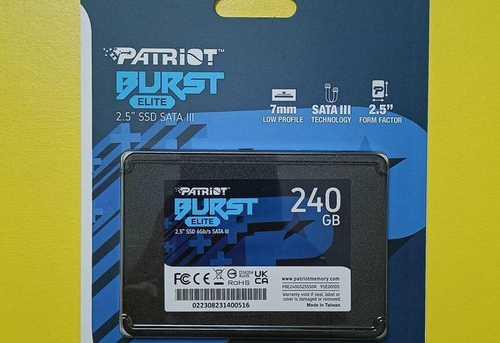 Новый, 240 гб Burst Elite SSD Patriot Memory