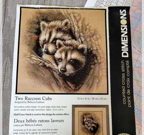 Остатки Dimensions 35253Two Racoon Cubs