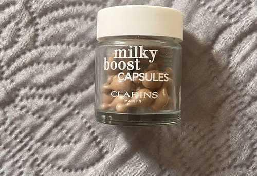 Флюид Clarins Milky boost тональная основа