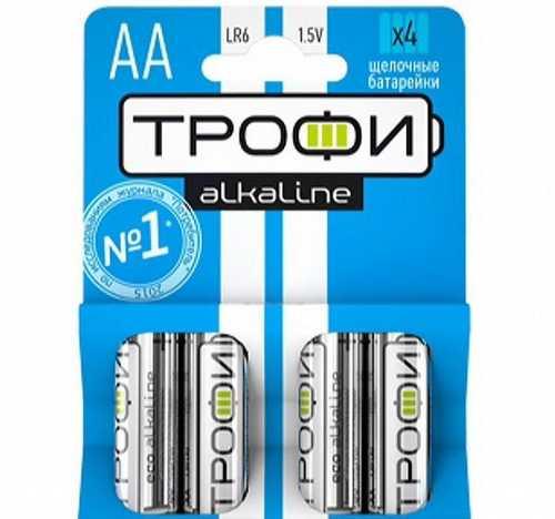 Батарейка AA LR6 Energy Power Alkaline (упаковка 4 шт) Трофи 5055283002079