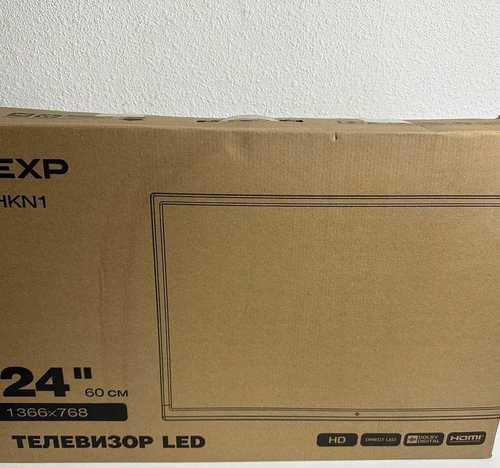 Телевизор Dexp H24H7000E HD 24" Новый Гарантия Чек