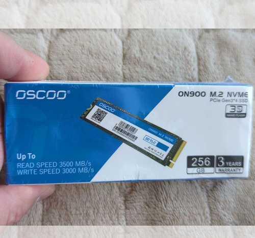 Ssd m2 nvme 256gb, новый