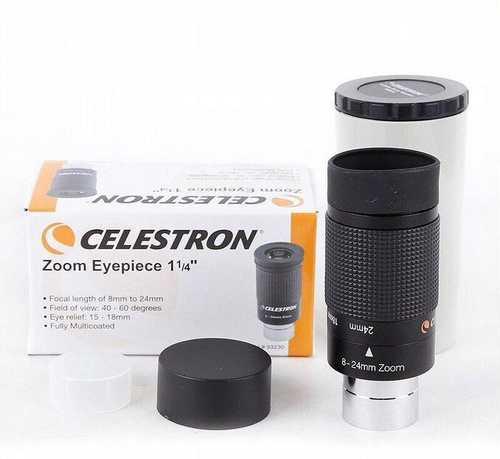 Окуляр Celestron Zoom 8-24 мм, 1,25"