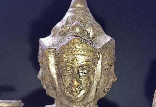 Будда статуэтка бронза Брахма, старая Индия