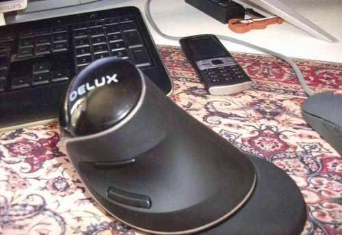 Мышь Delux KM-M618Plus Wireless Black беспроводная