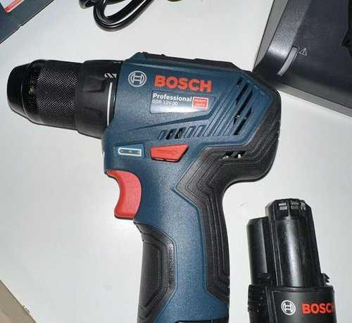 Дрель-шуруповерт аккумуляторная Bosch GSR 12V-30