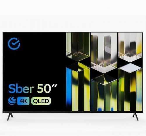 Новый телевизор Sber 50'' 4k Qled