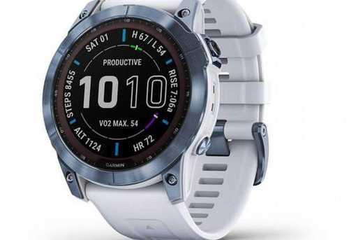 Умные часы Garmin Fenix 7X Sapphire Solar титановы