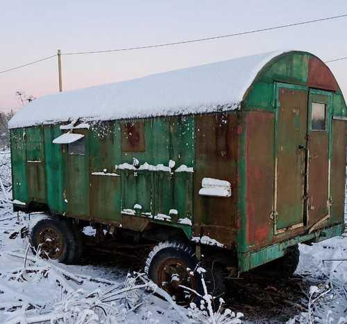 Вагончик бытовка бу на колесах